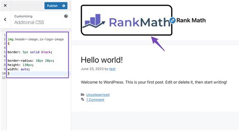 How To Change The Logo In WordPress Step By Step Tutorial Rank Math