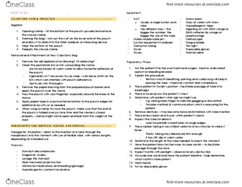 nurs 310 lecture notes spring 2023 lecture 1 colostomy punched tape force feeding