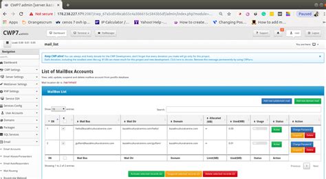 How To Create Mail Id In Cwp Panel Cloudminister