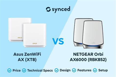 Netgear Orbi Vs Asus Zenwifi Mesh Routers Comparison