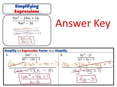 Simplifying Expressions Quadratic And Cubic Algebra 2 Precalculus College Alg