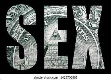 Sex Money Block Letter On Black Stock Photo Shutterstock