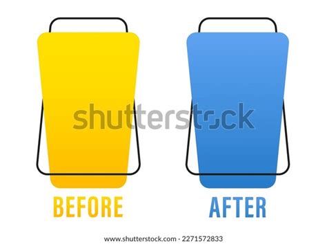Before After Background Template Two Color Stock Vector Royalty Free 2271572833 Shutterstock