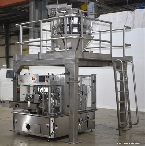 Unused Alpha Pack Model Ap 8bt 1v 2 Rotary Premade Pouch Machine Sp