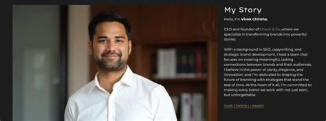 vivek chintha on linkedin hello creative people when i first set foot into the world of