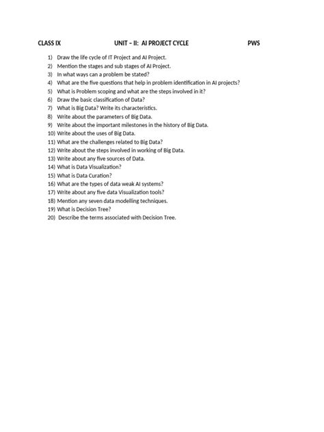 Ai Project Cycle Pdf