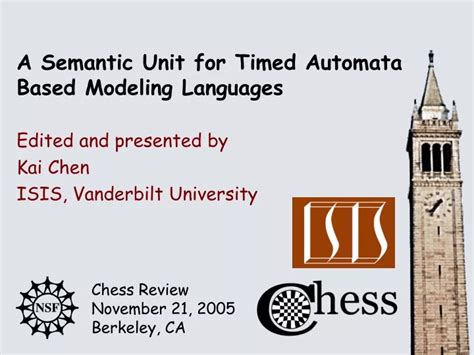 Ppt A Semantic Unit For Timed Automata Modeling Languages Powerpoint Presentation Id9540996