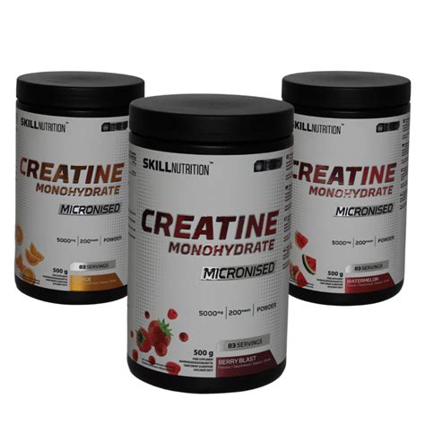 Skill Nutrition Creatine Monohydrate 500g 10 Reps