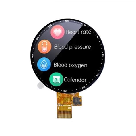 1 3inch Round Touchscreen Tft Lcd 240 240 Spi 4line Smartwatch Lcd Display Tft Lcd Display
