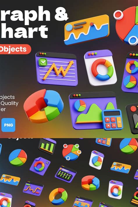 Graph And Chart 3d Objects Graphing Objects Chart