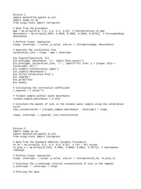 Analytical Chemistry Exp3 Plots Pdf
