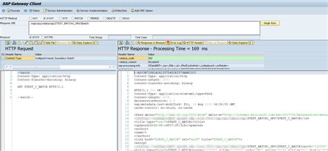 Batch Call Processing In SAP NetWeaver Gateway SAP Community