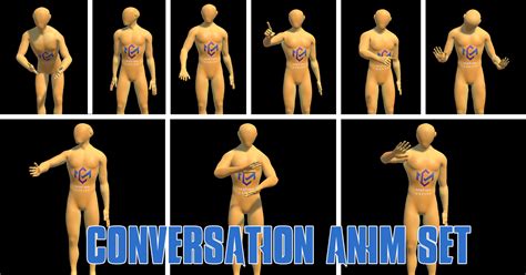 Conversation Anim Set 3d Animations Unity Asset Store