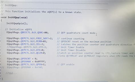 Tms320f28034 Qep Counter Did Not Reset As Expected C2000 Microcontrollers Forum C2000™︎
