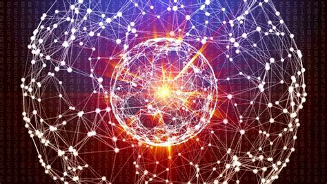 Abstract Global Network Sphere With Moving Numbers Lines And Dots Stock Illustration