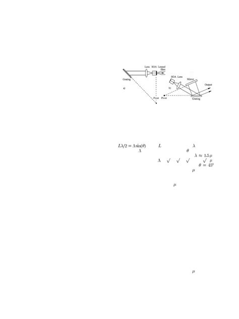 External Cavity Laser With A Vertically Etched Silicon Blazed Grating Pdf Laser Diode Laser