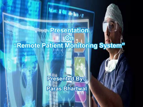 Remote Patient Monitoring System Pptx