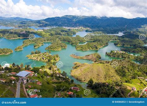 Paisagem De Guatape Colômbia Imagem De Stock Imagem De Viagem