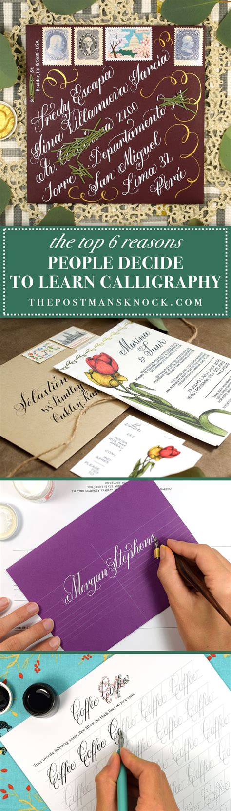 The Top 6 Reasons That People Decide To Learn Calligraphy Learn Calligraphy Envelope Art
