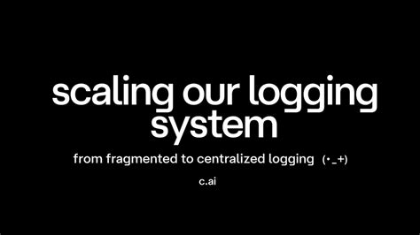 Scaling Our Logging System