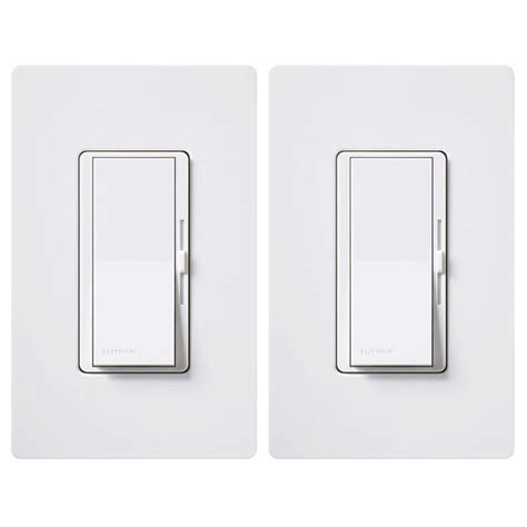Lutron Diva LED Dimmer Switch W Wallplate For Dimmable LED Bulbs 150 Watt Single Pole Or 3 Way