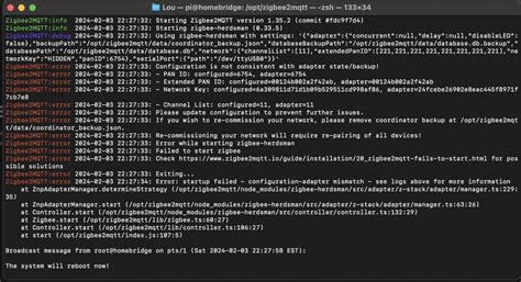 What Am I Doing Wrong With The Configuration For Zigbee2mqtt To Keep Failing Its Installed On
