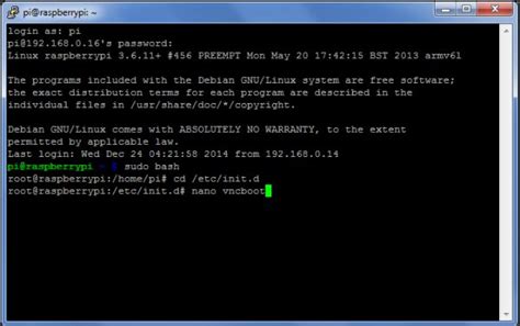 Using Raspberry Pi Through Vnc