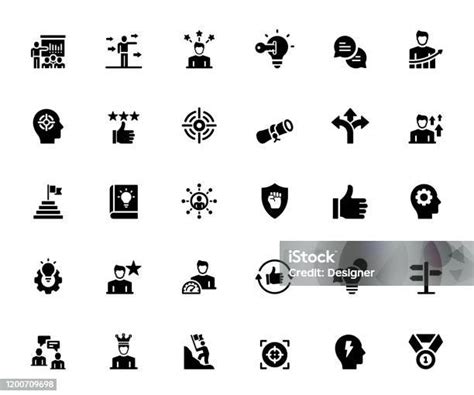 멘토링 및 교육 관련 벡터 아이콘의 간단한 집합입니다 심볼 컬렉션 아이콘에 대한 스톡 벡터 아트 및 기타 이미지 아이콘 학습 강사 Istock