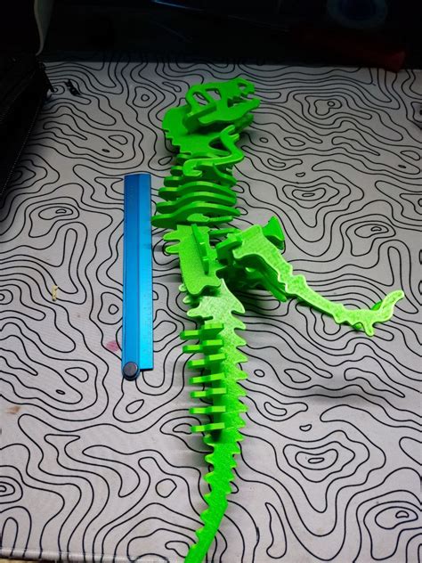 Buildable Modle Of T Rex Dinosaur By Kuzasenja Download Free Stl Model