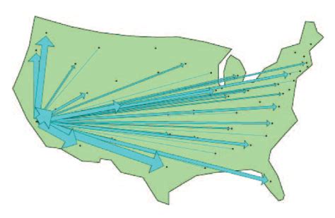 Examples Of Different Visual Clutter In Geographic Node Link Diagrams Download Scientific Diagram