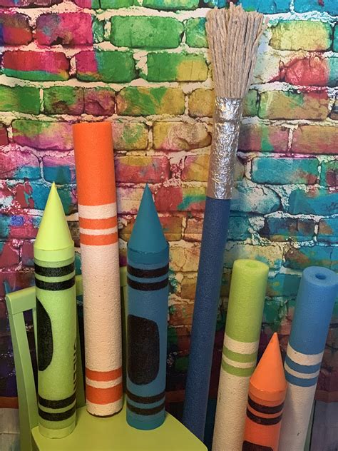Colorful Crayons For Classroom Decor