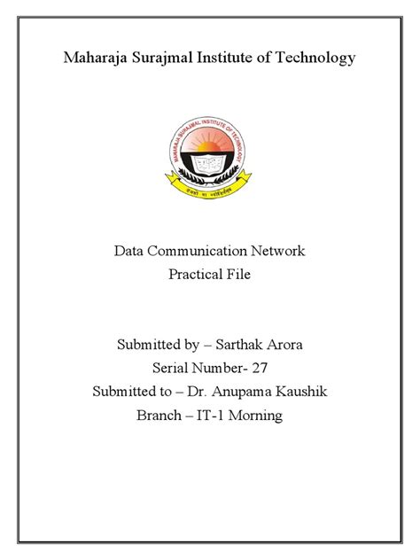 sarthak dcn file pdf computer network library computing