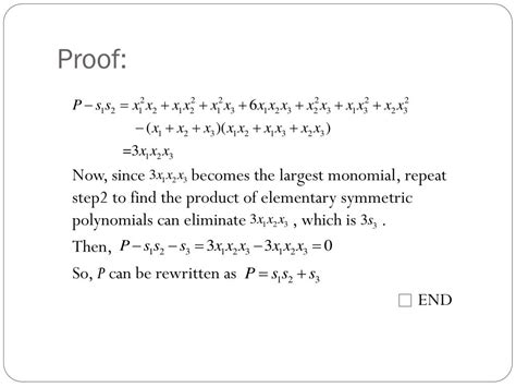 PPT Fundamental Theorem Of Symmetric Polynomials PowerPoint Presentation ID