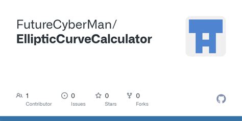 Github Futurecybermanellipticcurvecalculator