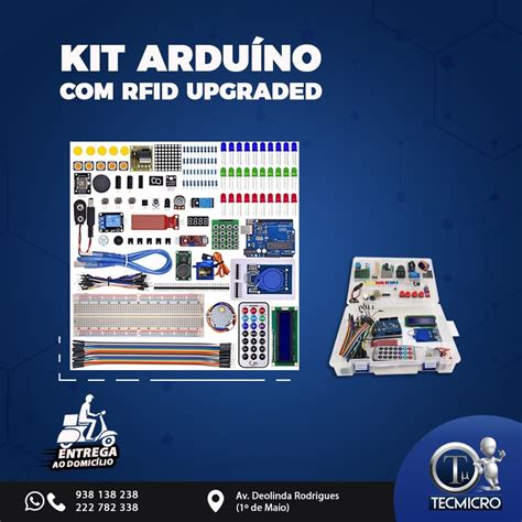 Tecmicro Kit Arduino Com Rfid Upgraded Preco 37800kz