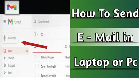 How To Send E Mail From Laptop Or Pc L Laptop Se Mail Kaise Send Karte Hai L Youtube