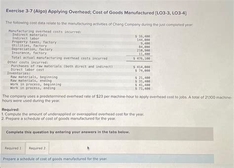 Solved Exercise 3 7 Algo Applying Overhead Co Solutioninn