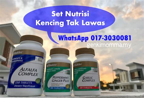 Kencing Tak Lawas Shaklee Genkimommamy