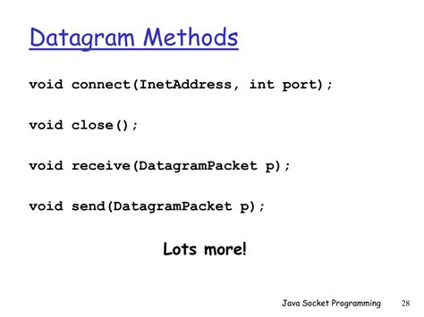 Ppt Lecture 11 Java Socket Programming Powerpoint Presentation Free