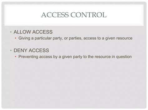 Data Security Authorization And Access Control Ppt