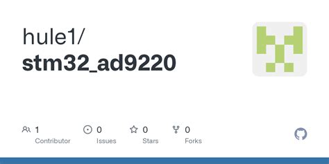 GitHub Hule1 Stm32 Ad9220