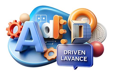 Abstract Ai Driven Language Processing Elements Concept Natural Language Processing With Flowing