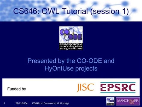 Tutorialpartone About Owl And Introductionppt