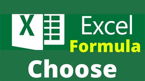 Choose Function Choose Formula Formula Of Choose In Excel How To