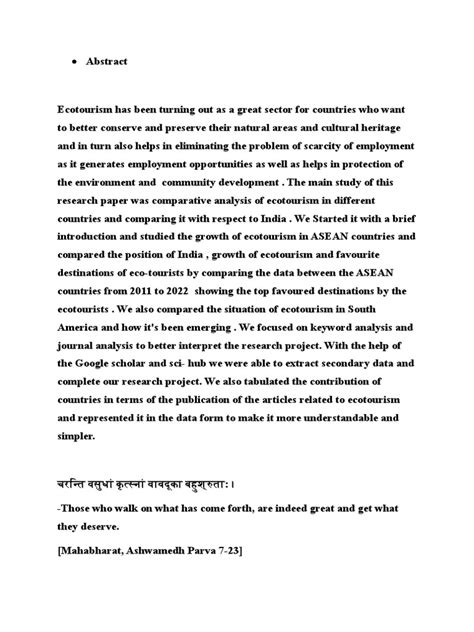 Sec Assignment Pdf Tourism Sustainability