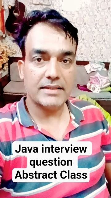 Java Interview Question Abstract Class Youtube