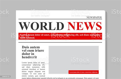 매일 신문 저널 비즈니스 프로 모션 뉴스 투명 한 배경에 고립의 크리에이 티브 벡터 일러스트 아트 디자인 이랑 템플릿입니다 추상