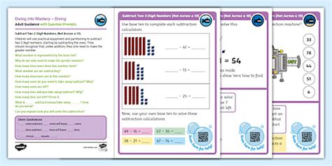 👉 Y2 Step 17 Subtract Two 2 Digit Numbers Not Across A 10