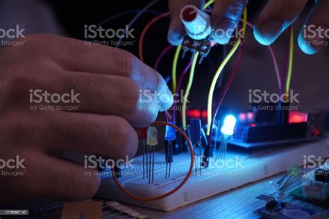 An Engineer Working On Opensource Hardware And Software Project