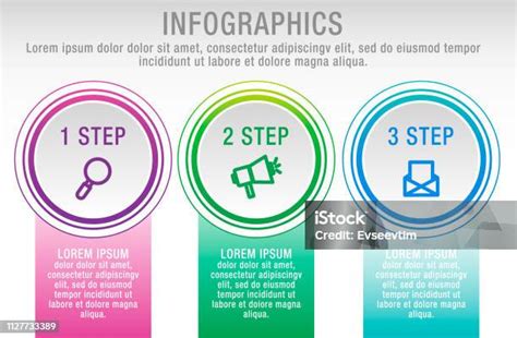 현대 벡터 일러스트 레이 션 3d Infographic 서클 3 요소 분야 아이콘 템플릿 비즈니스 프레 젠 테이 션 웹 디자인